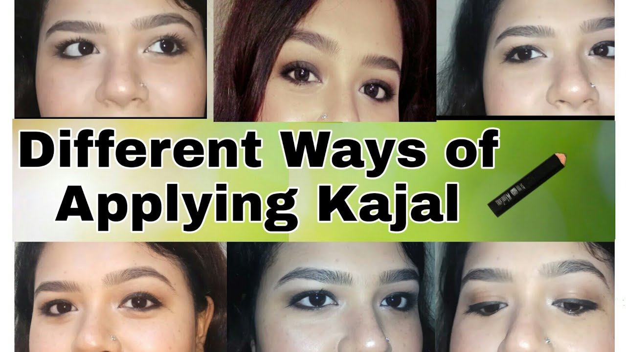 How to Apply Kajal in Different Ways | Make Kajal Waterproof | কাজল ...