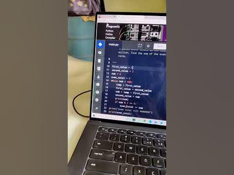 Fibonacci even value sum in python from Euler's project # ...