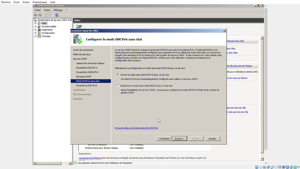 Installation Dhcp Youtube
