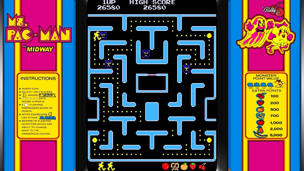 Pac-Family Completion: Crazy Otto (Pre-Ms. Pac-Man) Speedhack Longplay - YouTube