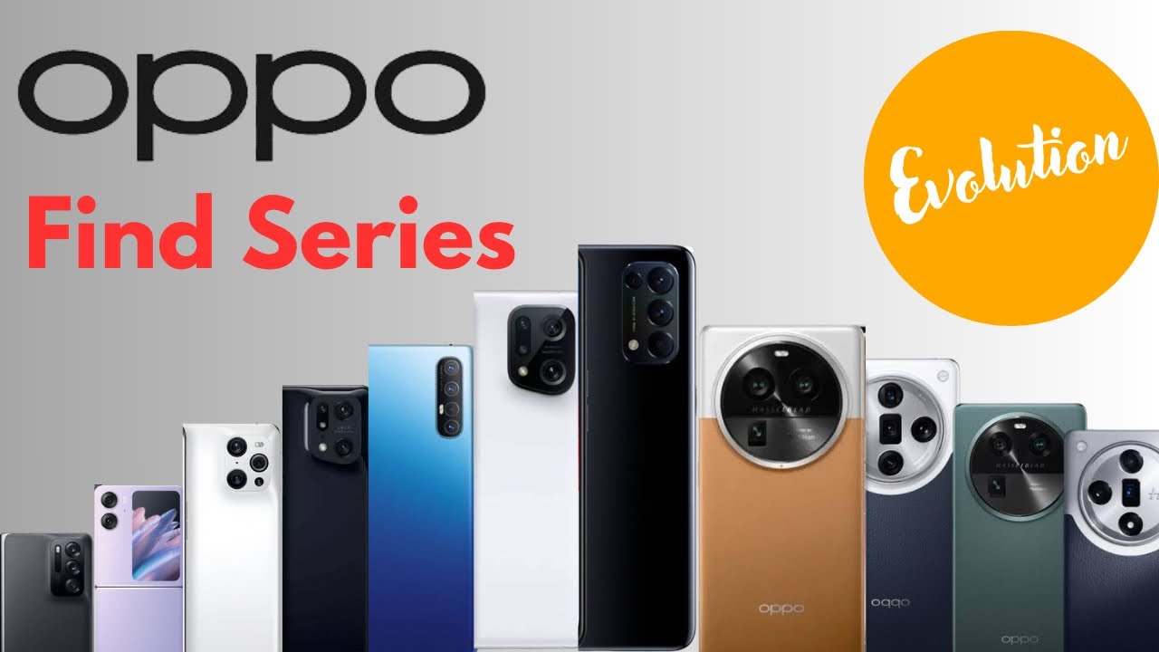 Oppo Find Series Evolution | Oppo Mobile Evolution | Series Of Tech ...