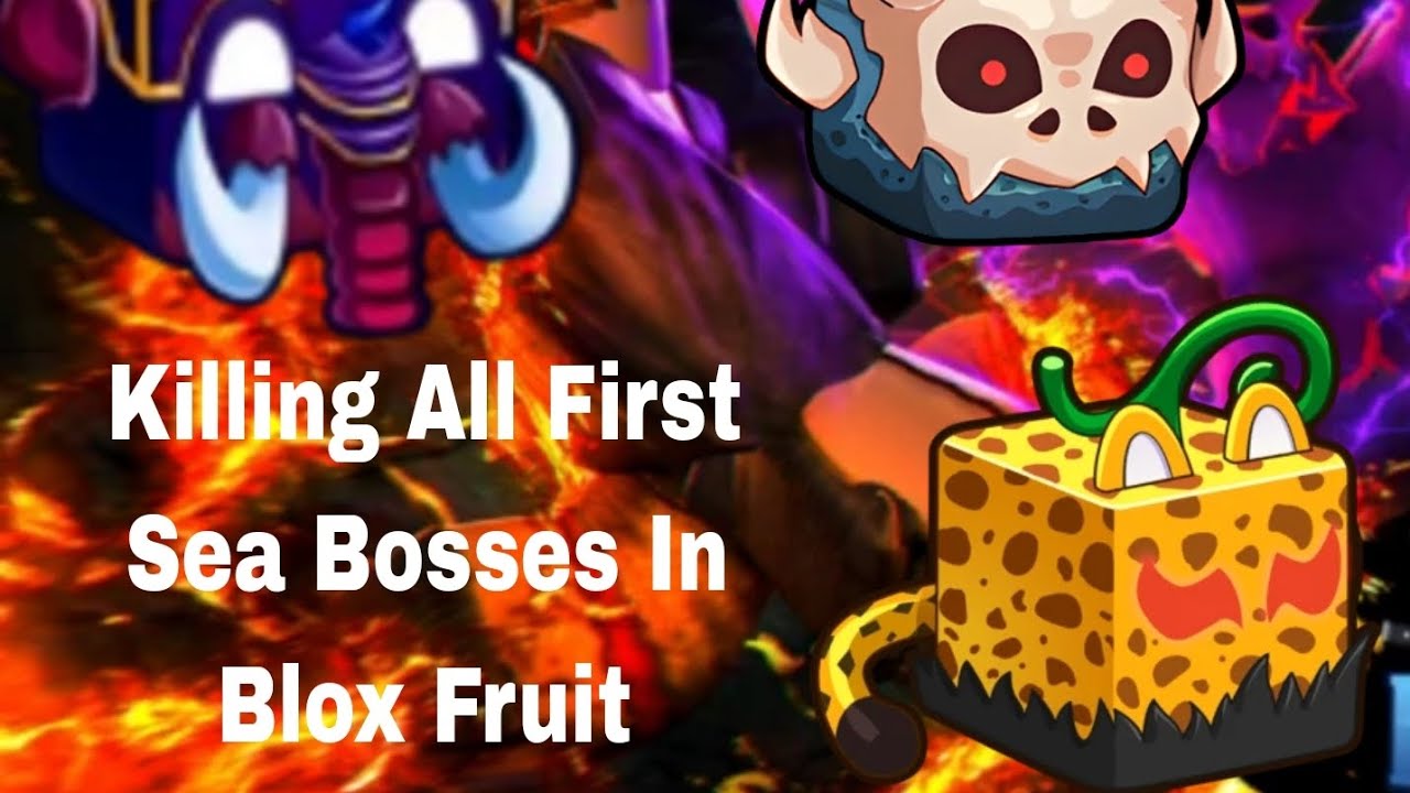 Killing All First Sea Bosses In Blox Fruit!🤩|| I AM ABDUS THE GAMER ...
