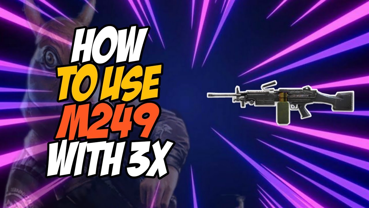 How To Use M249 With 3x Scope ? - YouTube