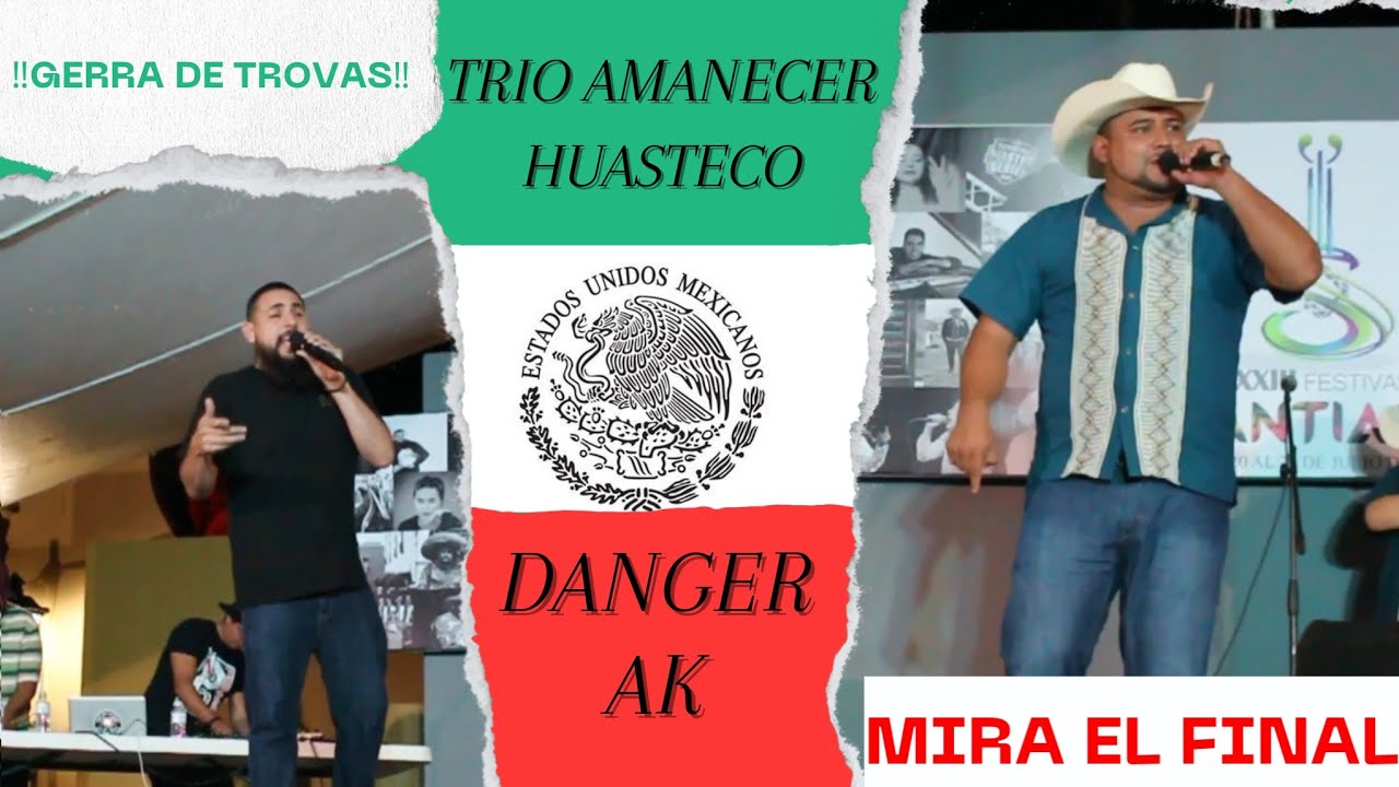 🤯🎉GUERRA DE TROVAS🤯🎉 ‼️ESPECTACULAR‼️ TRIO AMANECER HUASTECO 🆚️ RAPERO ...