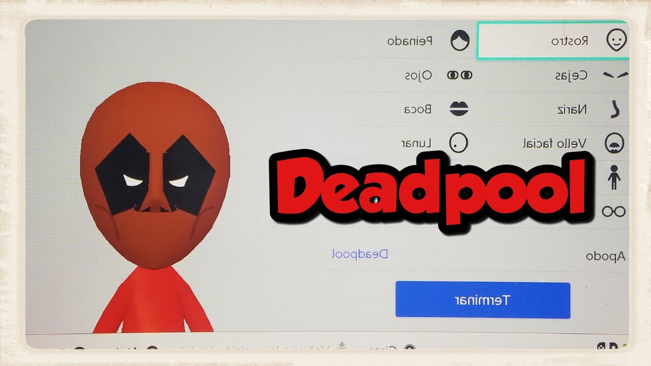 Mii de deadpool - YouTube
