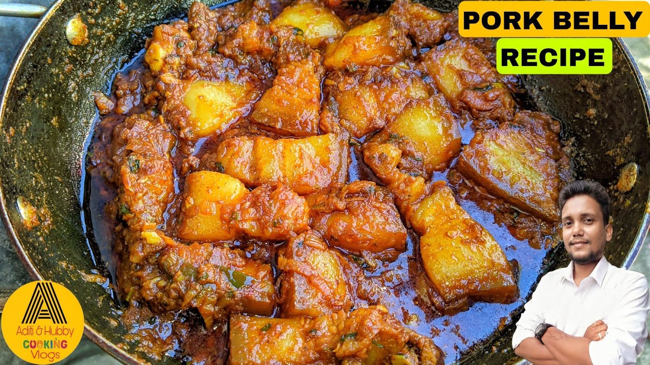 Tasty Pork Belly Recipe | Easy Indian Style Pork Recipe | Pork Belly ...