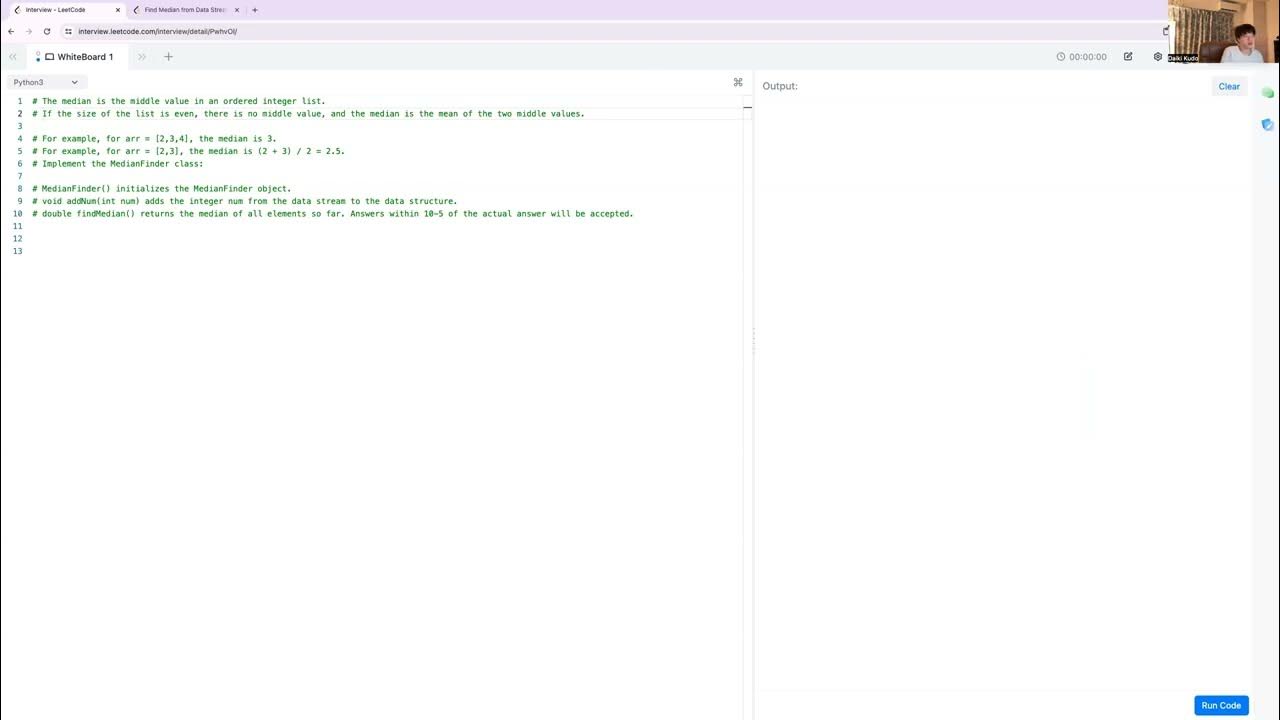 Find Median From Data Stream Leetcode Youtube