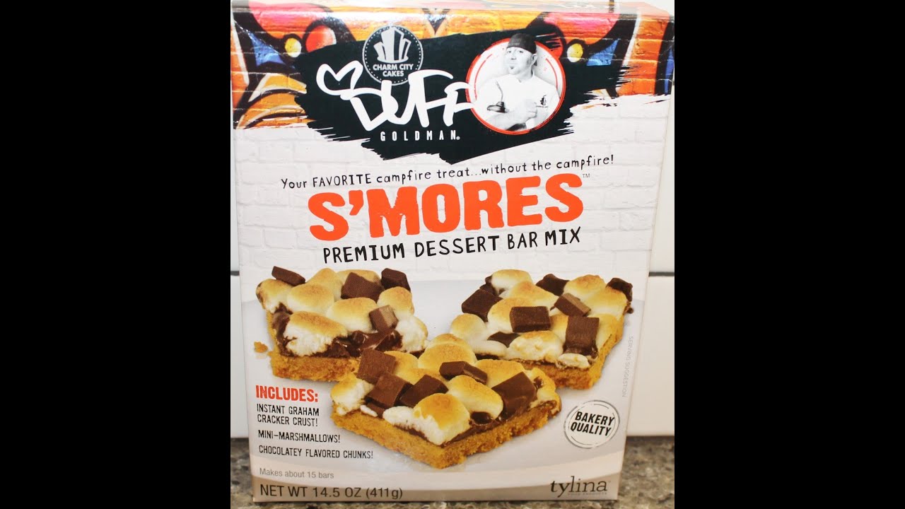 Duff Goldman S’mores Dessert Bar Mix - YouTube
