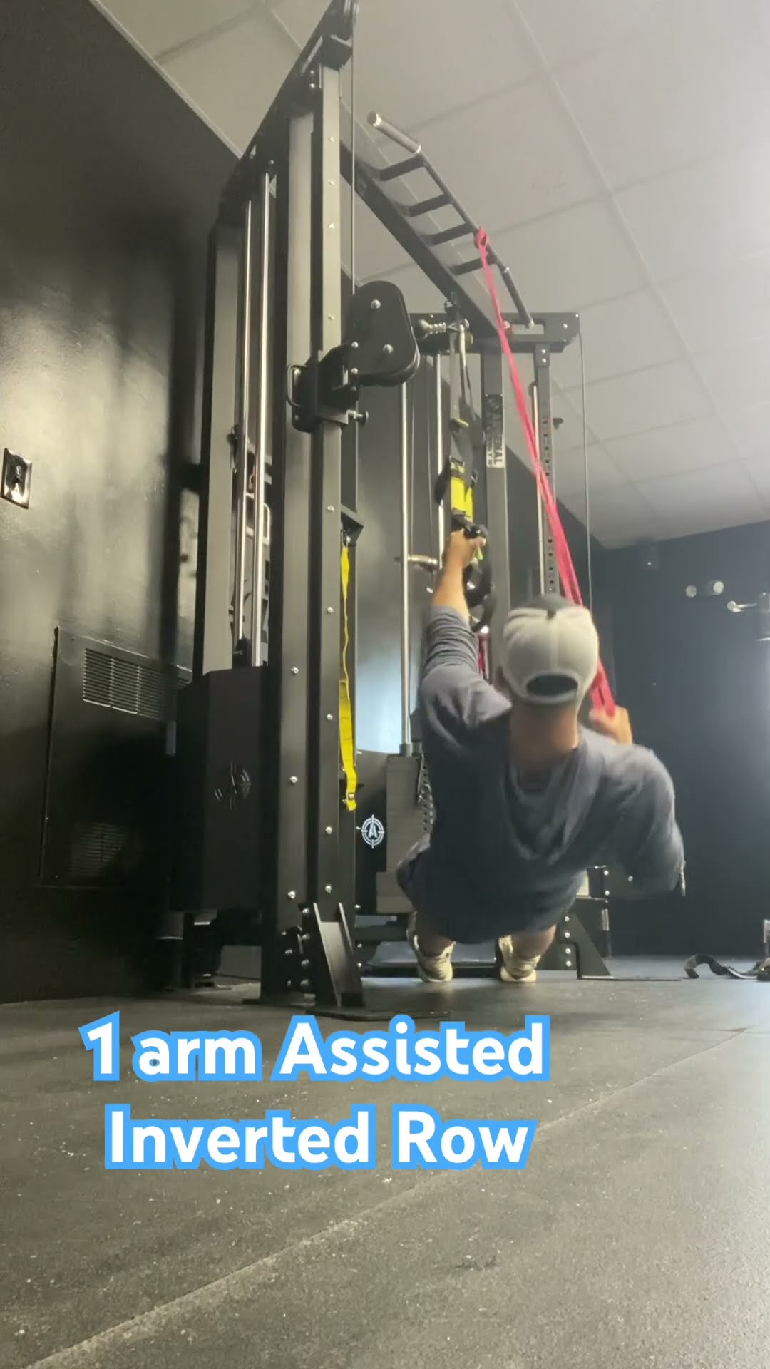 1 Arm Assisted Inverted Row - YouTube
