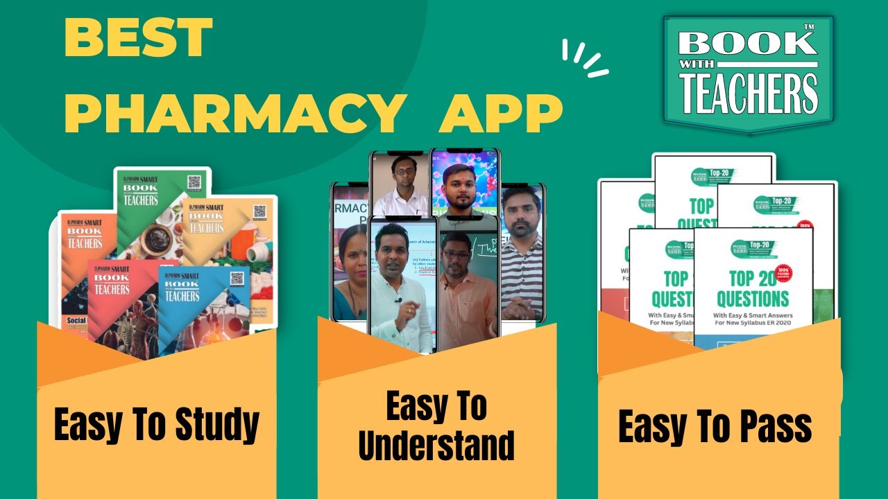 DIPLOMA IN PHARMACY MOBILE APPLICATION WITH TEXT BOOKS - YouTube