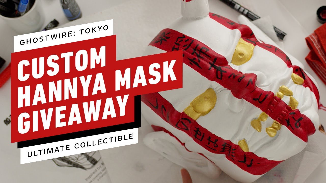 Ghostwire: Tokyo-inspired Custom Hannya Mask Giveaway: Falling Sun ...