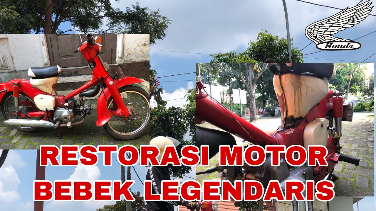 Honda c70 pispot motor bebek antik - YouTube