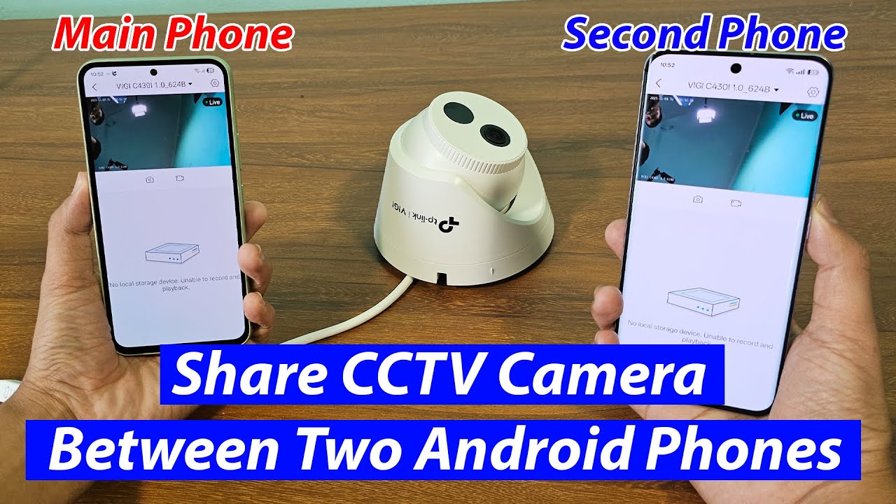 How to share VIGI camera between two android phones - YouTube