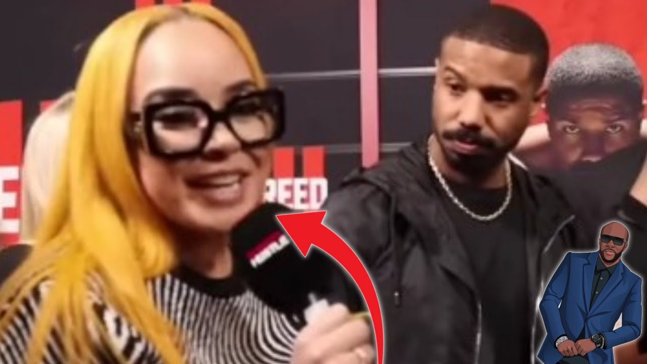 Michael B. Jordan HUMBLES Female Reporter Who Called Him "Corny"! - YouTube