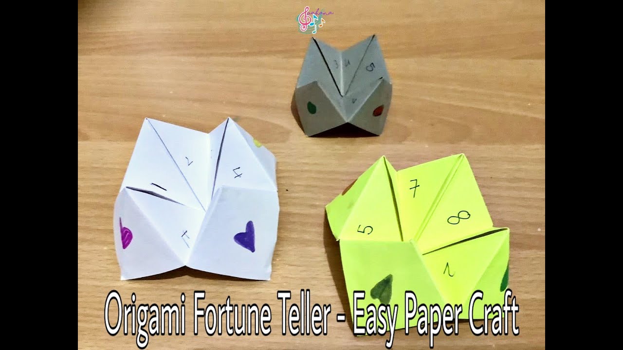 Origami - Fortune Teller|| How To Make a Paper Fortune Teller/ Cootie ...