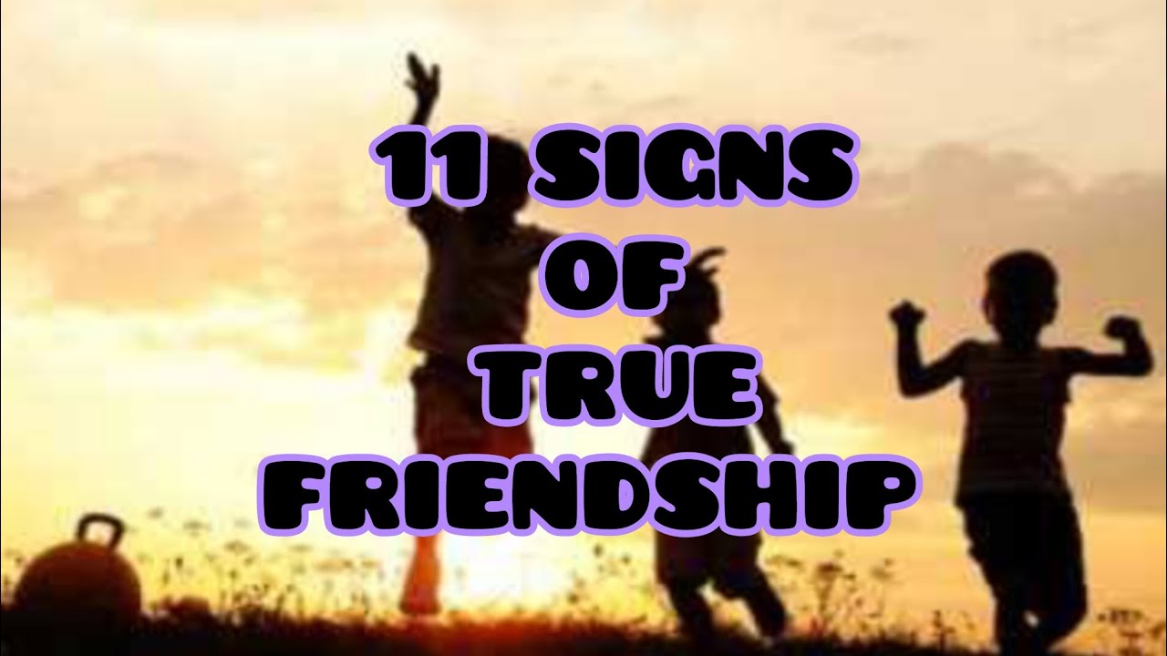 11 signs of true friendship #friendship - YouTube