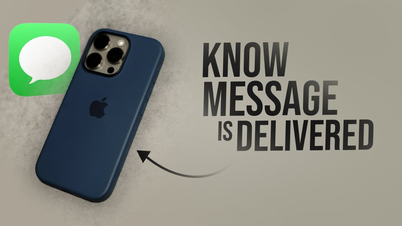 How to Know Message is Delivered on iPhone (tutorial) - YouTube