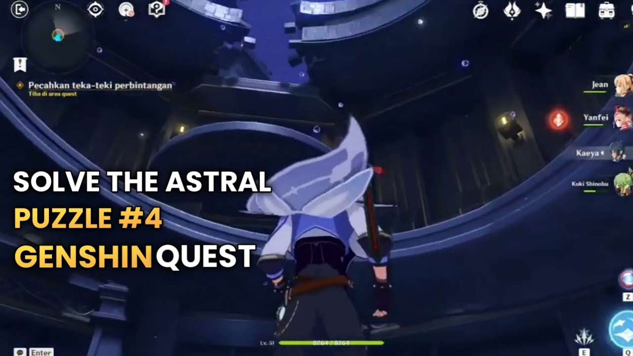 HOW TO SOLVE THE ASTRAL PUZZLE 4 - Genshin Impact Puzzle - YouTube