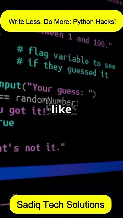 🎥 Write Less Do More Python Hacks🐍python Codingtutorial Codinglife Codingtips Python