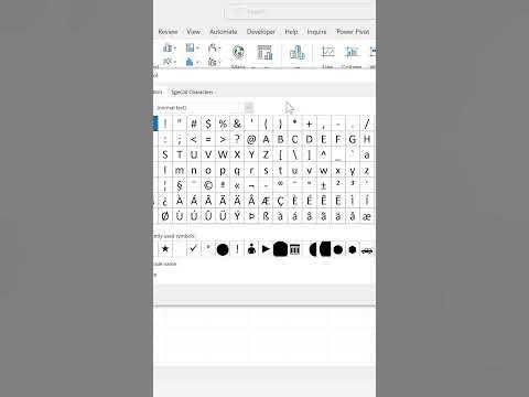 Symbol bar chart in a cell in excel - YouTube