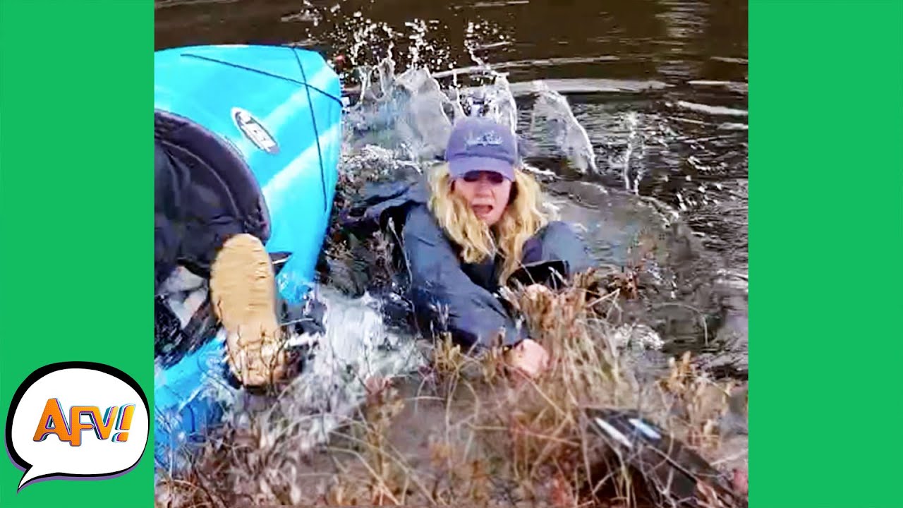 She FELL Right Into the FAIL! 😂 | Best Funny Outdoor Fails | AFV 2021 ...