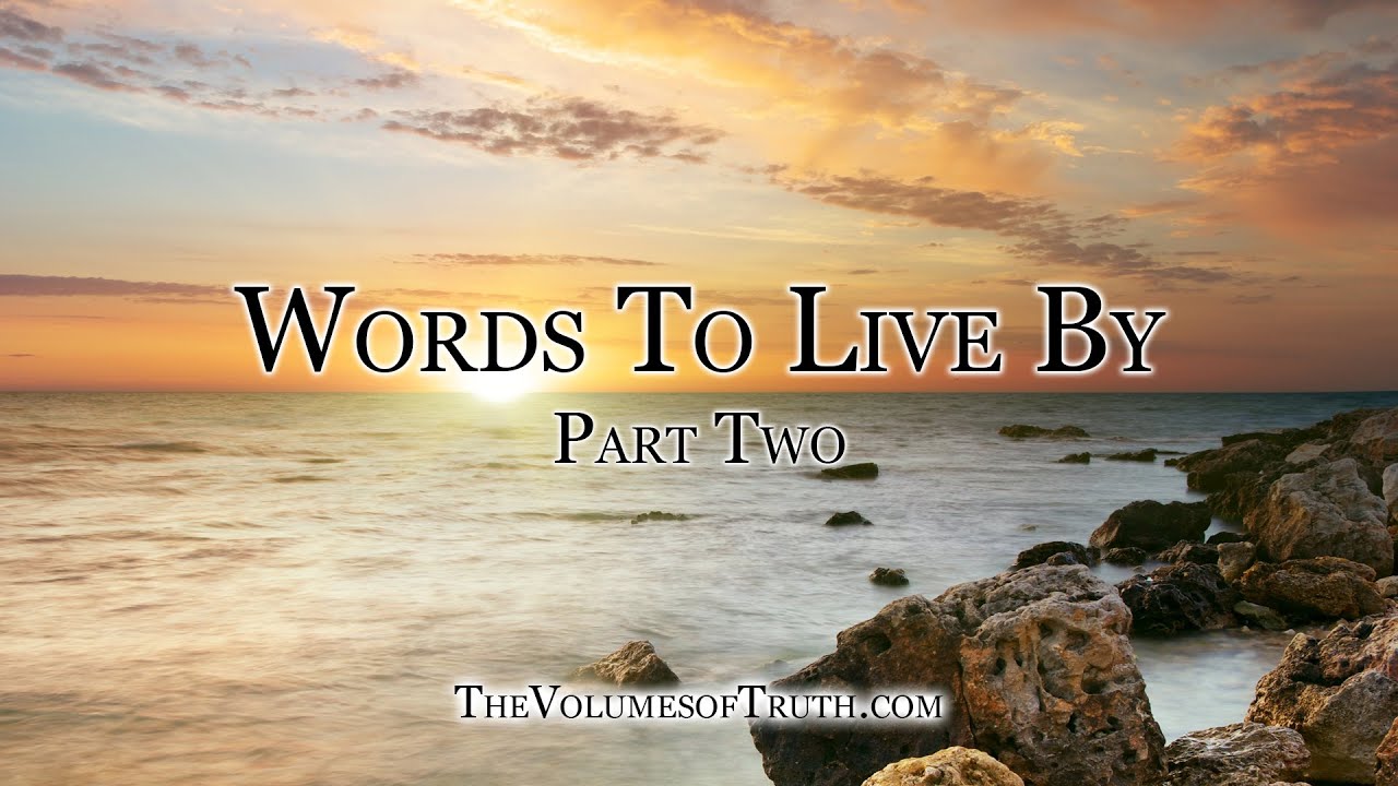 WORDS TO LIVE BY: Part Two 102-106 | "The Power of My Love", "Made For ...