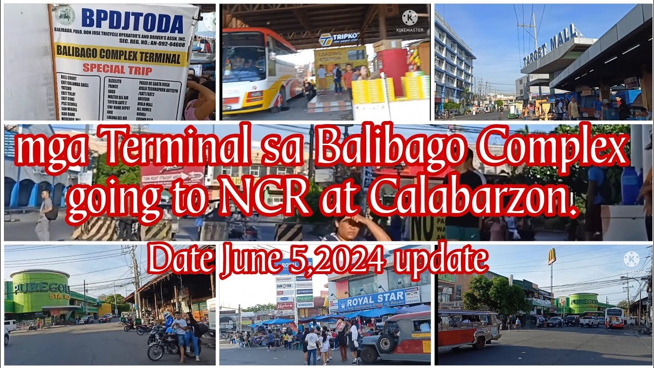 From Balibago complex to metro manila, Cavite Area, Batangas area ...