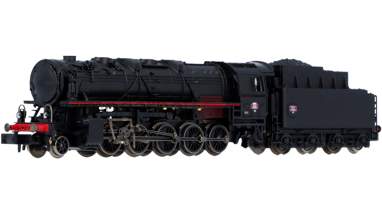 MINITRIX 16442 Dampflok Serie 150 X SNCF | DCC Sound | Spur N - YouTube