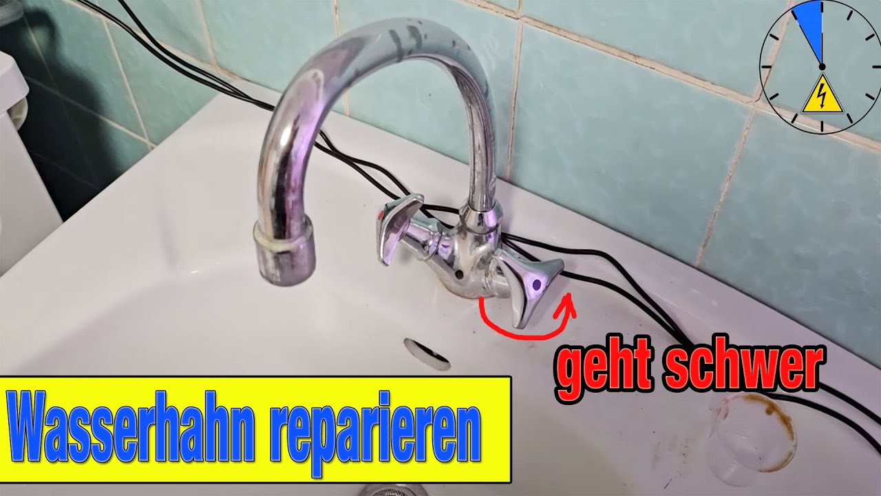 Wasserhahn lässt sich nicht mehr aufdrehen – Reparieren leicht gemacht ...
