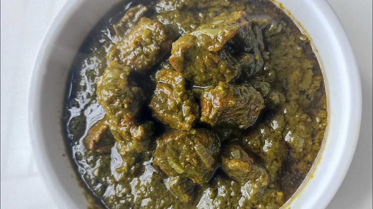 kadai mutton Saag | zabardast mutton saag recipe|कढाई मटन साग - YouTube