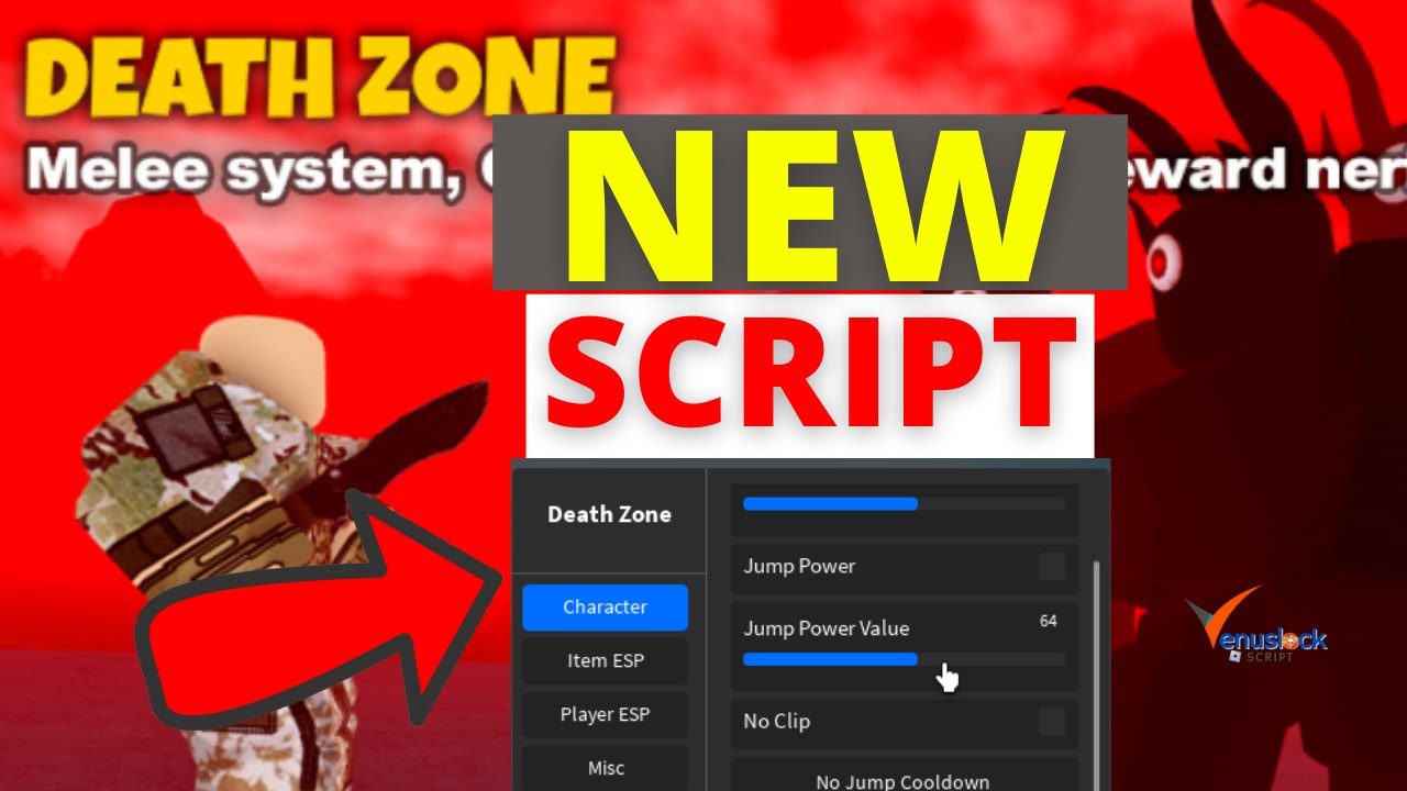 Death Zone Script Roblox | Aura Damage | Speed Walk | Infinite Jump ...