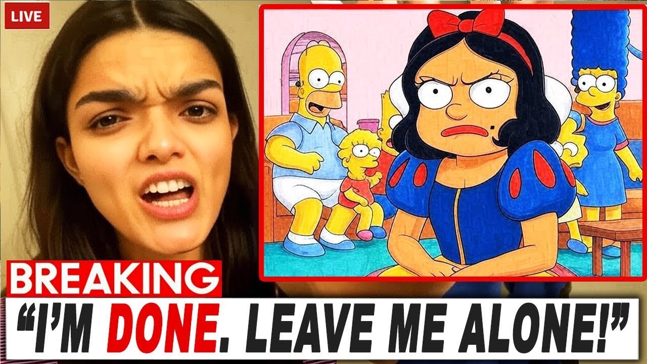 Rachel Zegler MELTDOWN After THE SIMPSONS Ruthlessly ROAST Snow White ...