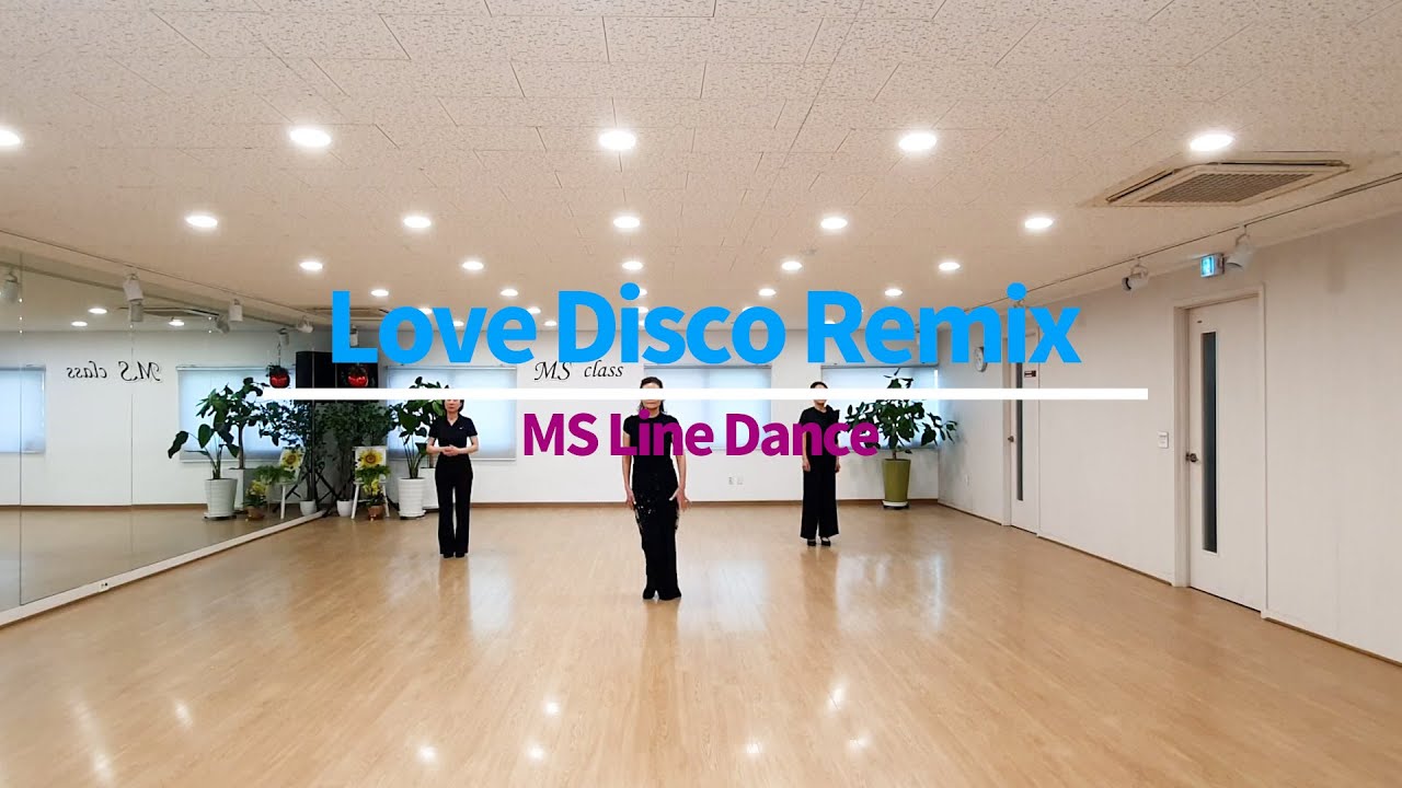 Love Disco Remix Line Dance by Jung Mi Young 2025 - YouTube