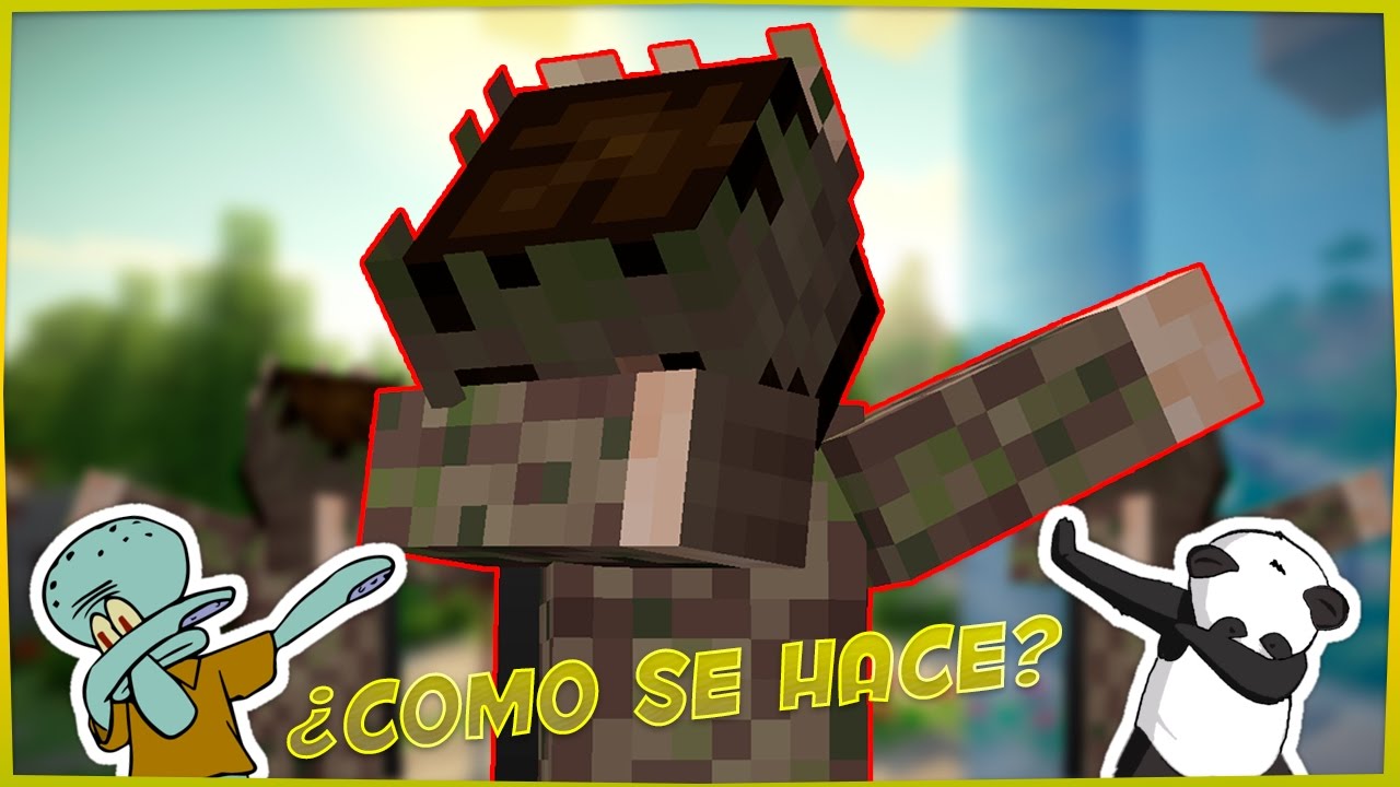 MINECRAFT: ¿COMO HACER EL DAB EN MINECRAFT? - YouTube