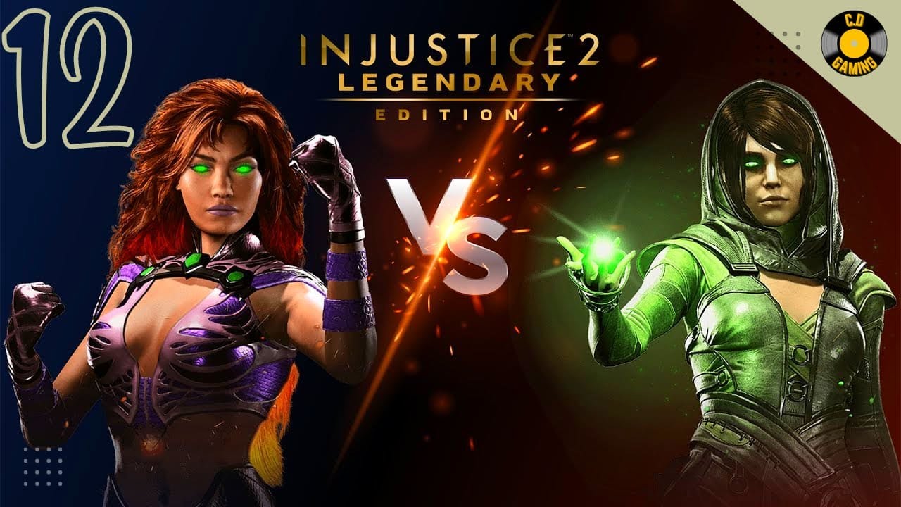 Starfire Vs Enchantress Injustice 2 Game | C.D GAMING | - YouTube