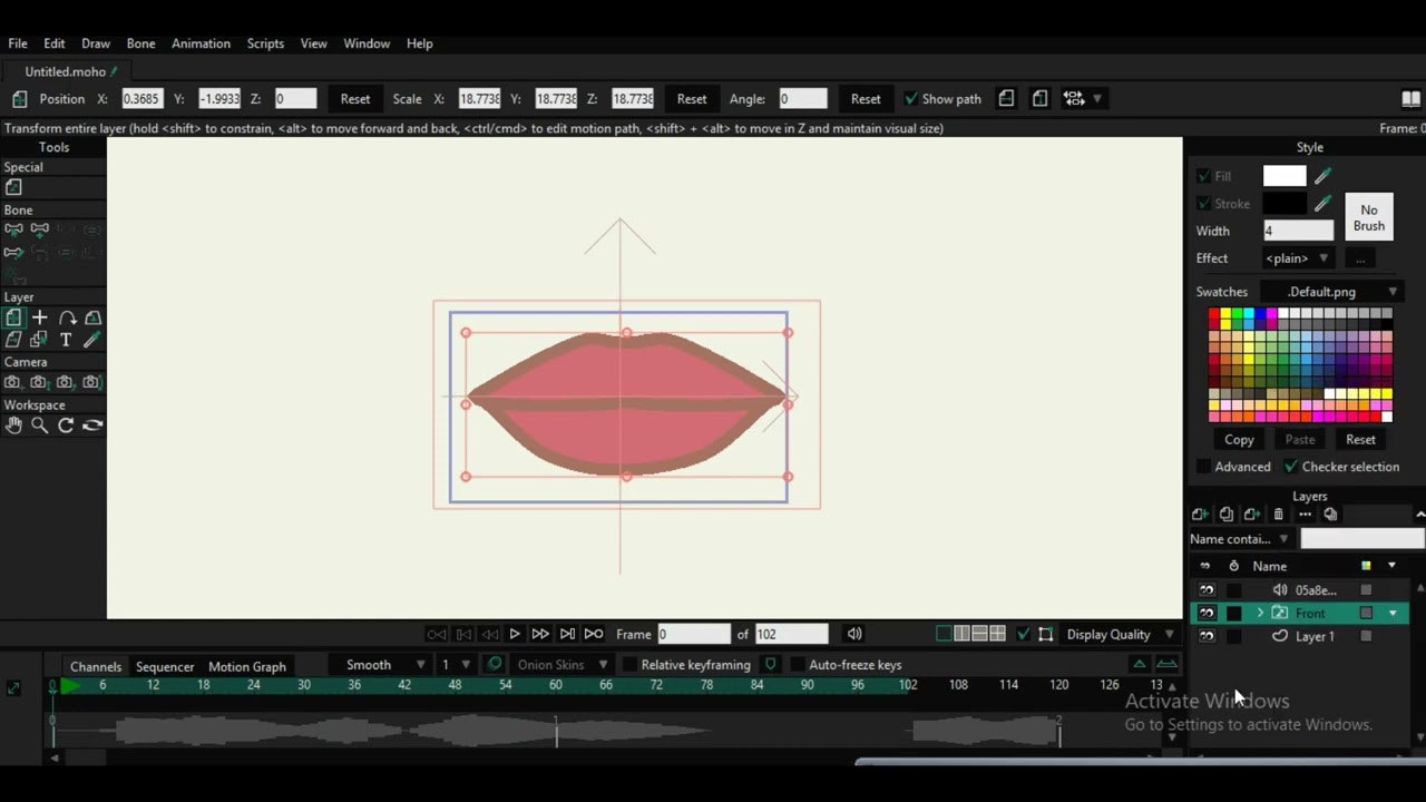 How to move the mouth automatically in MOHO PRO 13.5 - YouTube