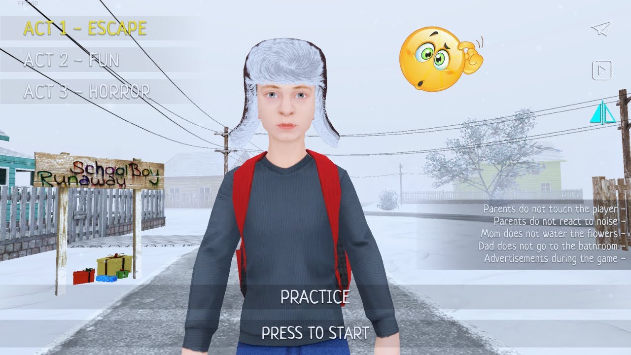 SCHOOLBOY RUNAWAY -full Adventure Gameplay in easy mod | @HintsGamerz ...