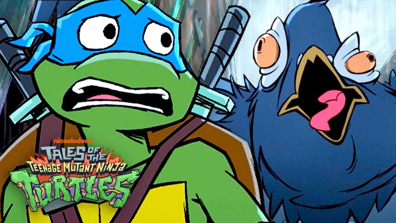 Leonardo Chases a GIANT Pigeon! | Full Scene | Tales of the Teenage ...