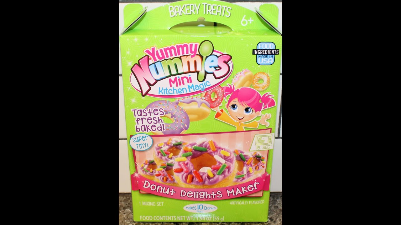 Yummy Nummies Mini Kitchen Magic: Donut Delights Maker Review - YouTube