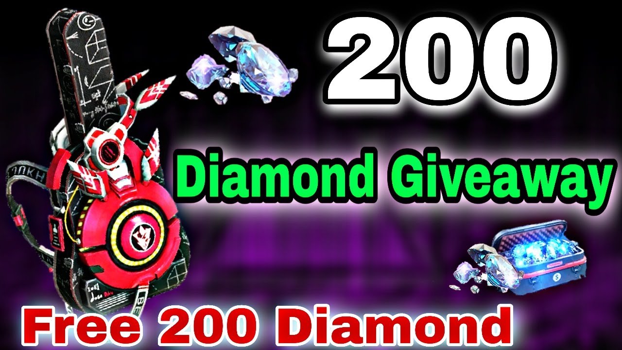 200 Diamond Giveaway, Free Diamond Free 200 Diamond - YouTube