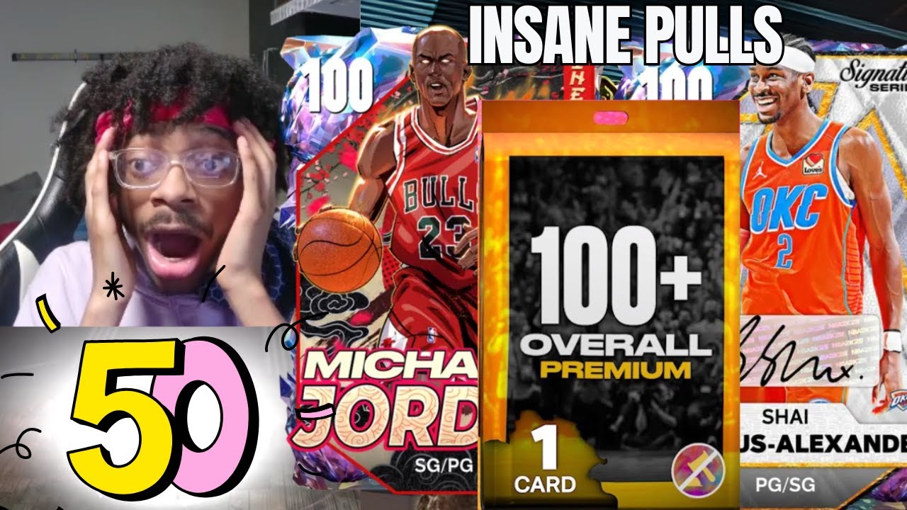 OPENING OVER 50 *FREE* PACKS IN NBA2K25 MyTeam!! 100 OVERALL PACK - YouTube