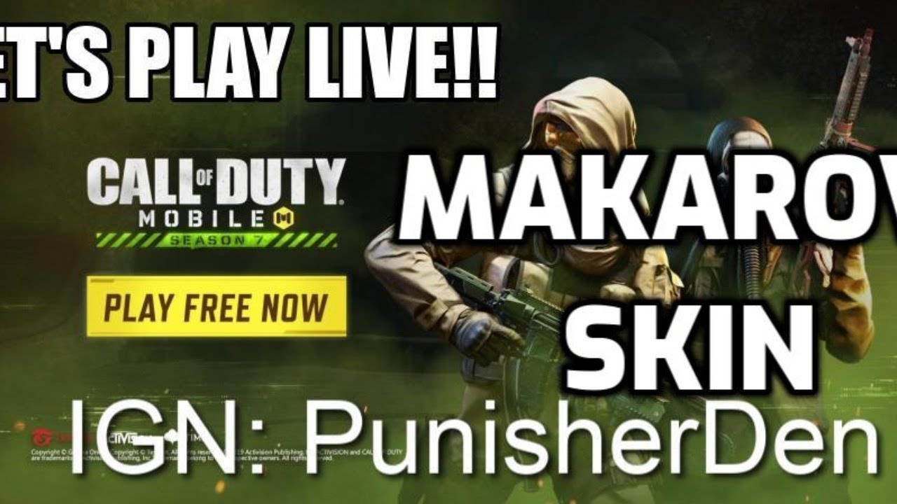 Live! CODM- Garena Philippines Season 7: MAKAROV SKIN - YouTube