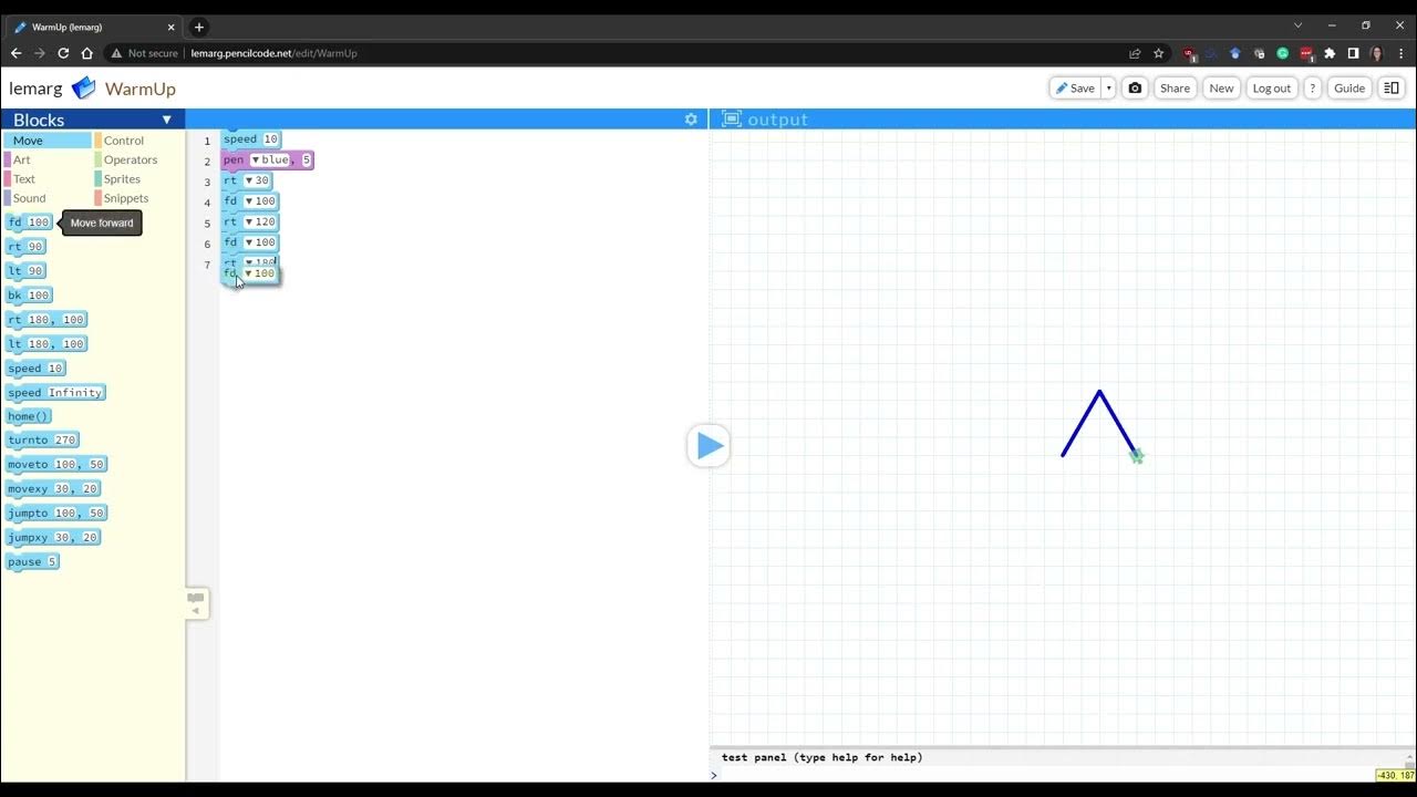 Pencil Code Warm Up - YouTube