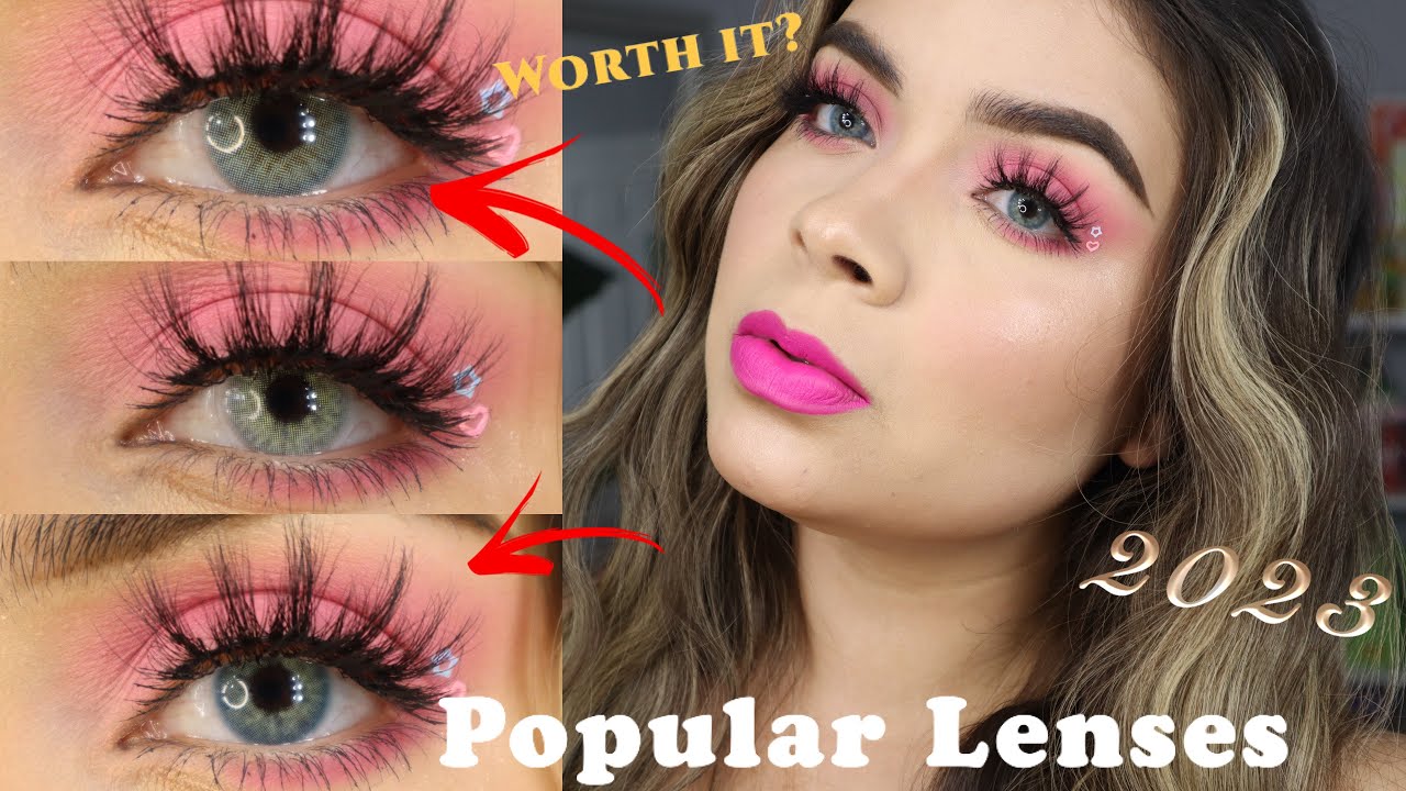 The Most Hyped Up Color Lenses for 2023! |Solotica | Lens.me| Haul on ...