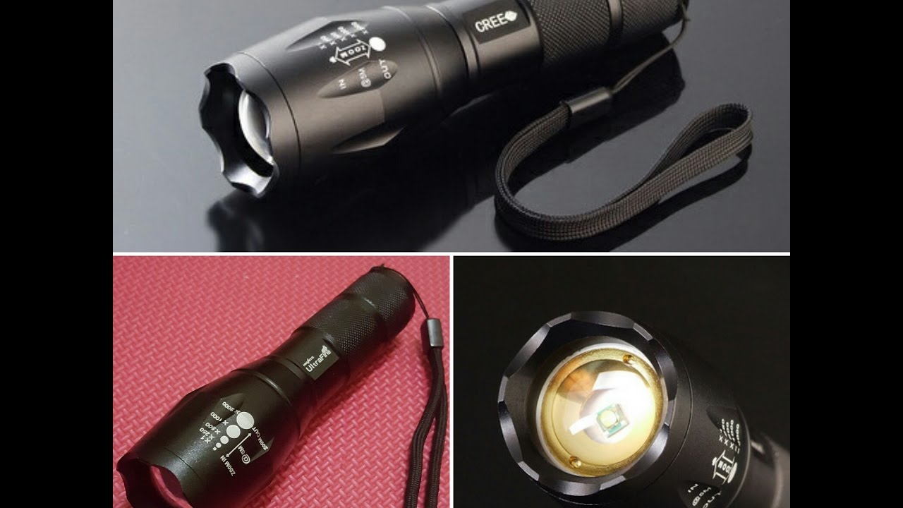 Unboxing Review Senter LED Ultrafire XML T6 - YouTube
