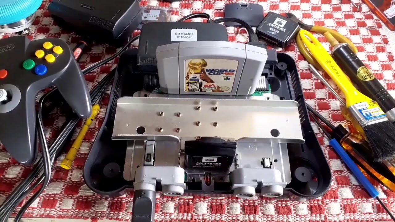 Nintendo 64 usa revisão geral mod rgb - YouTube