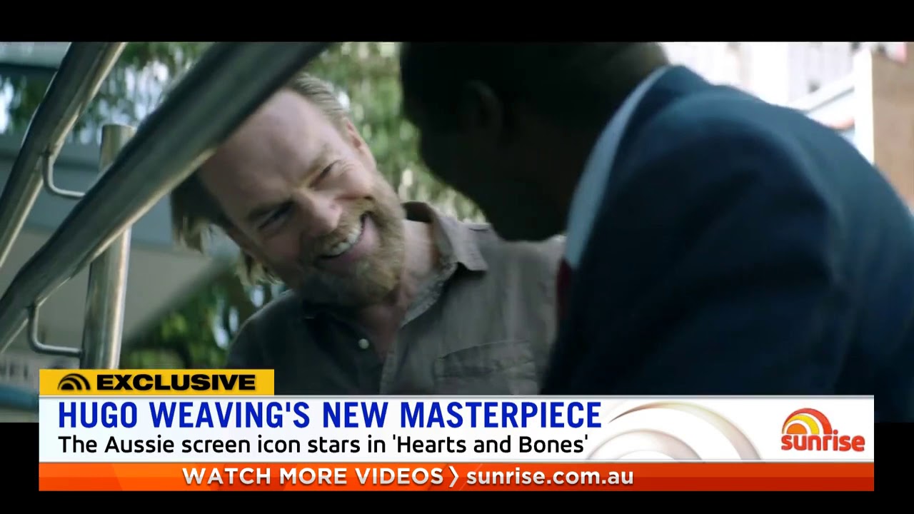 Sunrise interview with Hugo Weaving - Hearts and Bones (May 2020) - YouTube