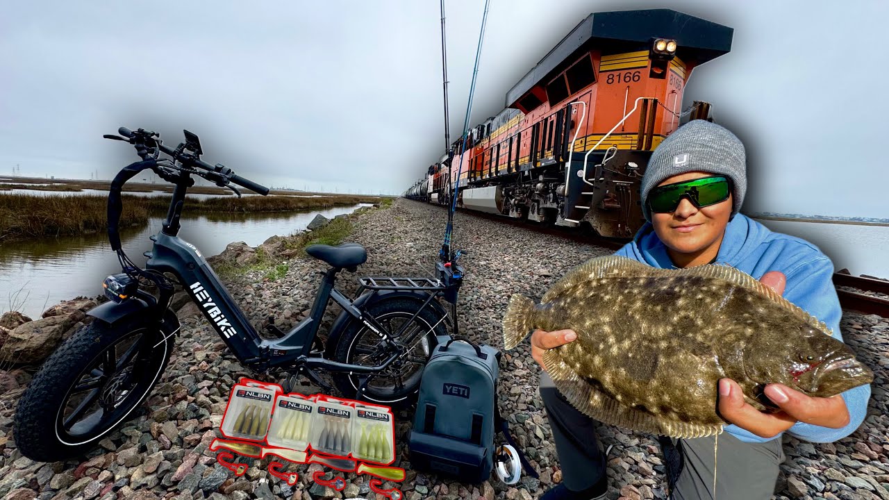 Winter Fishing Near TRAIN TRACKS Pays Off! No Live Bait Needed… - YouTube