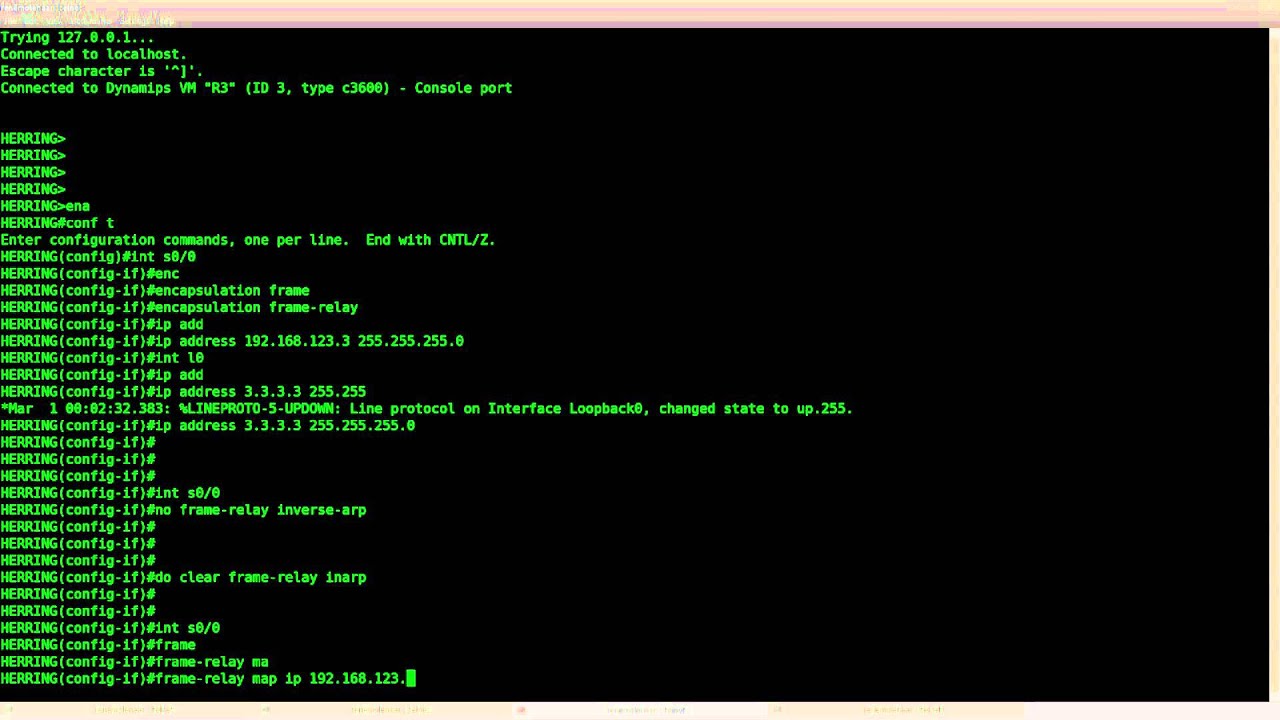 OSPF over Frame-Relay Broadcast Lab in GNS3 - YouTube