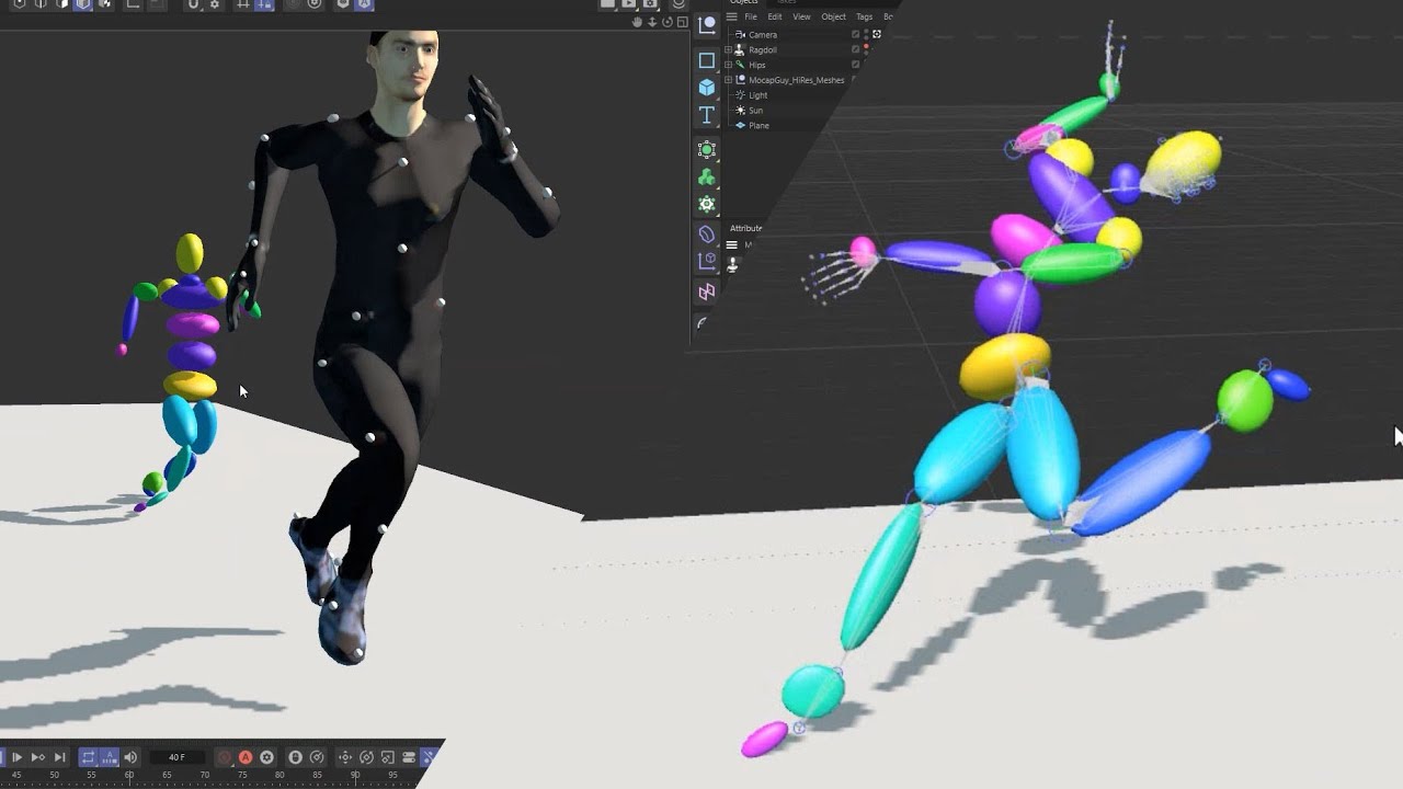 How to create Ragdoll in C4D | Ragdoll plugin - Tutorial - YouTube